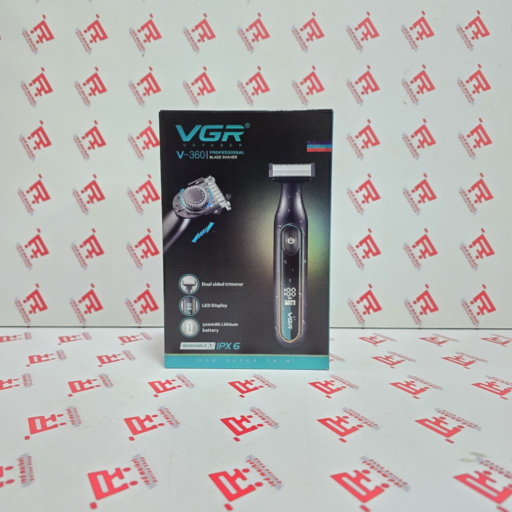 ماشین اصلاح سر و صورت و بدن وی جی ار مدلVGR V-360 - RED MarKet